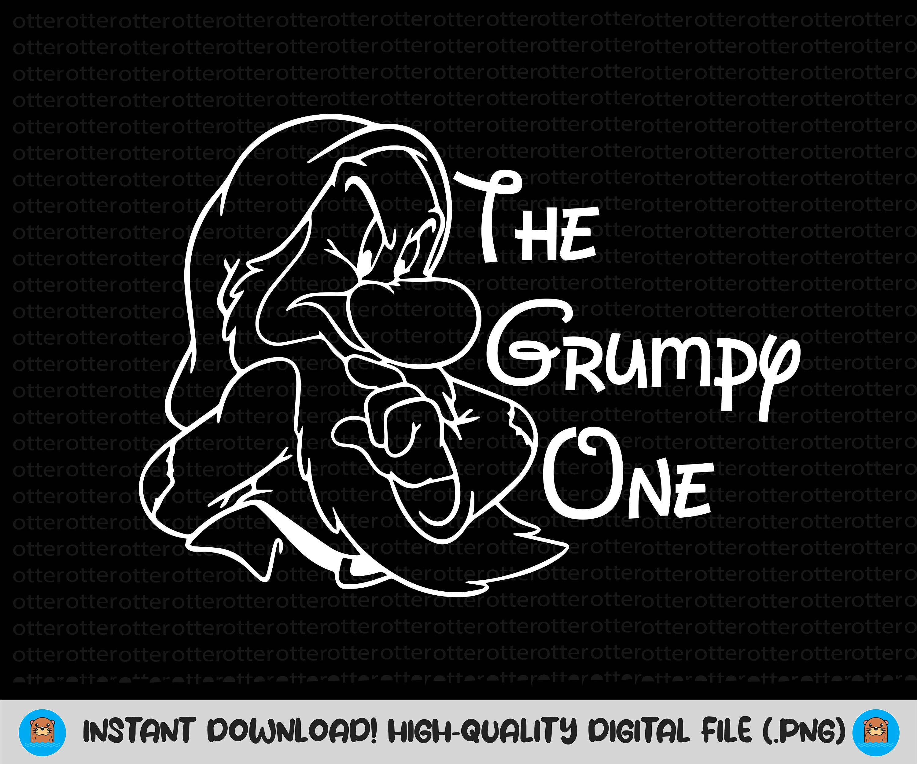 The Grumpy One, Seven Dwarfs Png, Seven Dwarfs Svg, Svg Files for Cricut, Family Matching Png ...