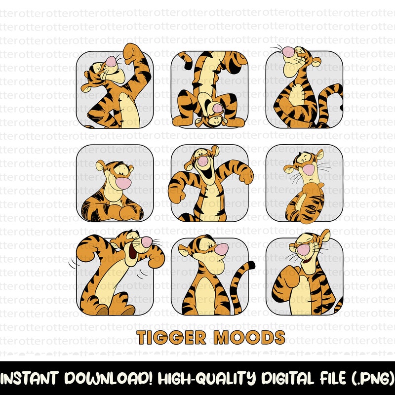 Tigger Svg - Etsy