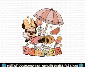 Mickey and Friends Summer Vibes Png, Summer Vibes Png, Summer Shirt Png ...