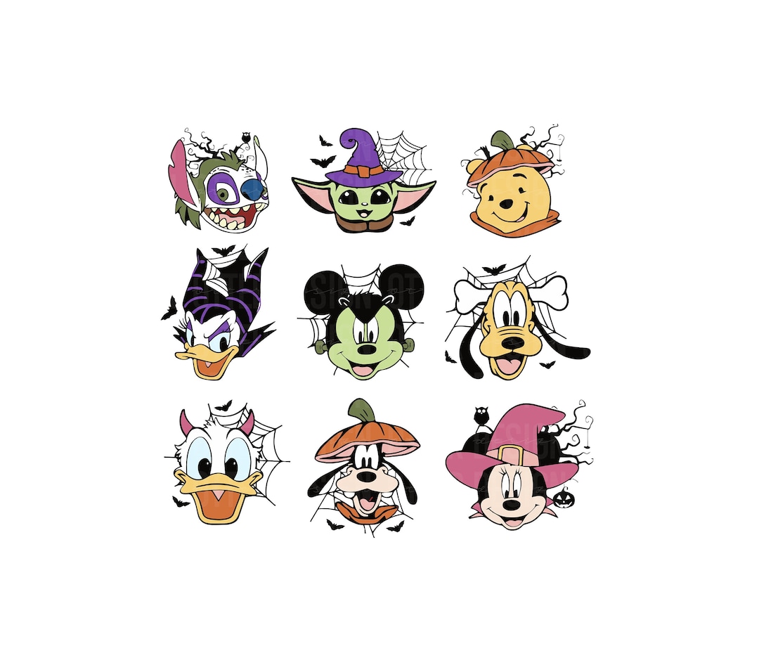 Halloween Png, Mouse and Friends Halloween Svg, Halloween Costume Png ...