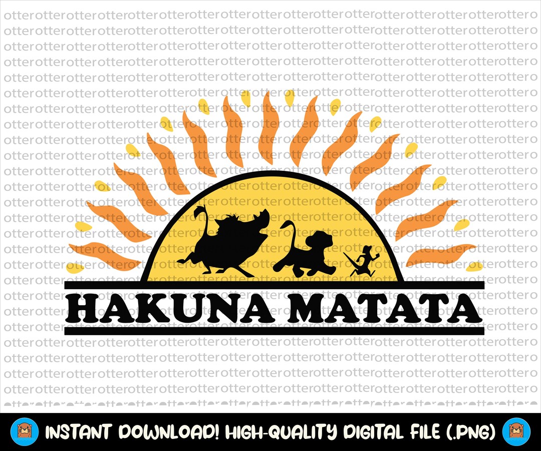 Hakuna Matata Svg Bundle, Hakuna Matata Svg, Family Trip Svg, Hakuna ...