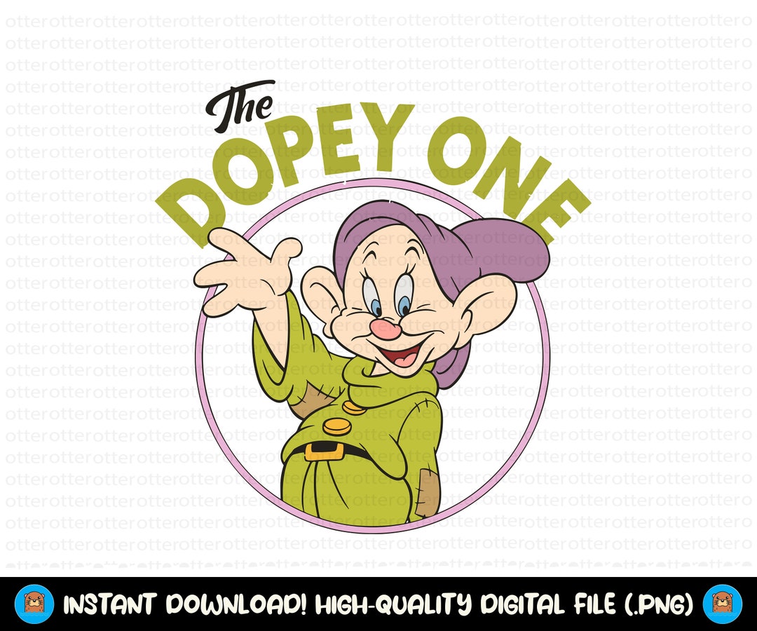 The Dopey One, Seven Dwarfs Png, Seven Dwarfs Svg, Svg Files for Cricut ...