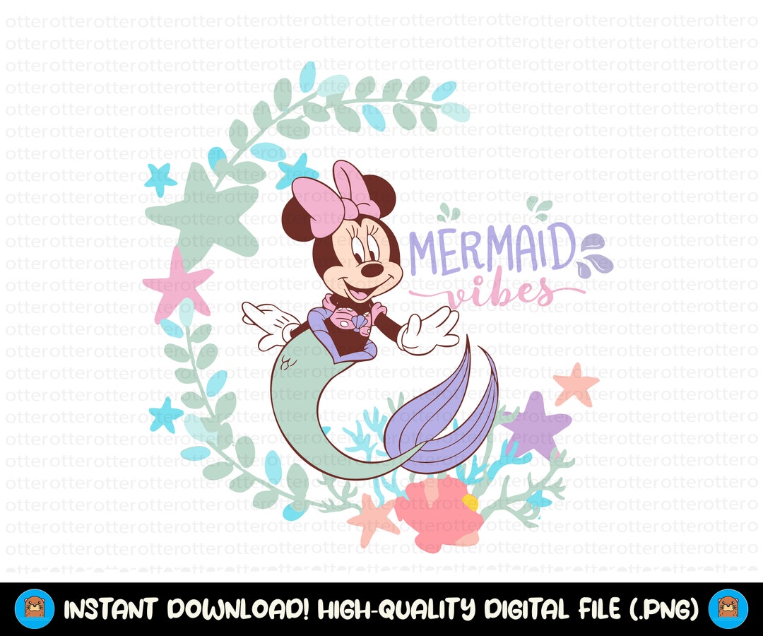 Mermaid Minnie Png, Little Mermaid Png, Ariel Png, Mermaid Clipart ...