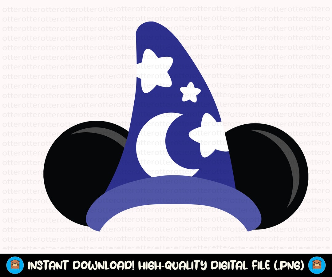 Sorcerer Hat Svg, Sorcerer Mouse SVG, Magic Mouse SVG, Sorcerer Hat Png ...