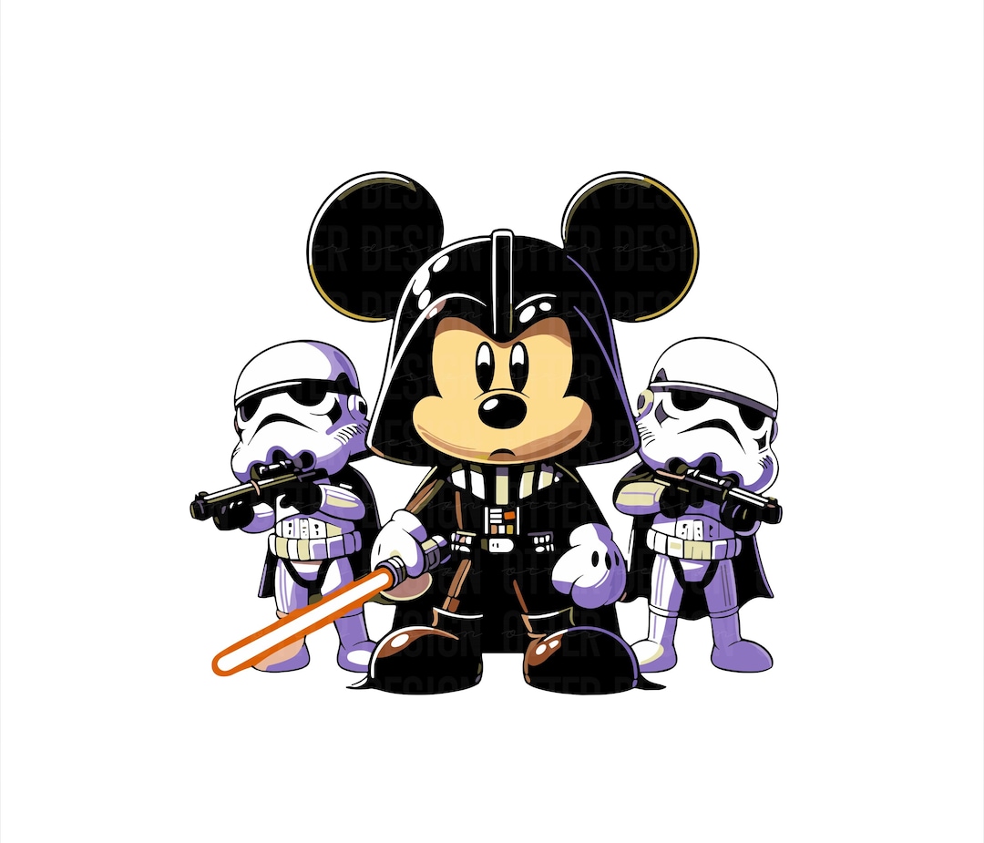Star Wars Png SVG, Mouse Star Wars Png, Star Wars Clipart, Darth Vader ...