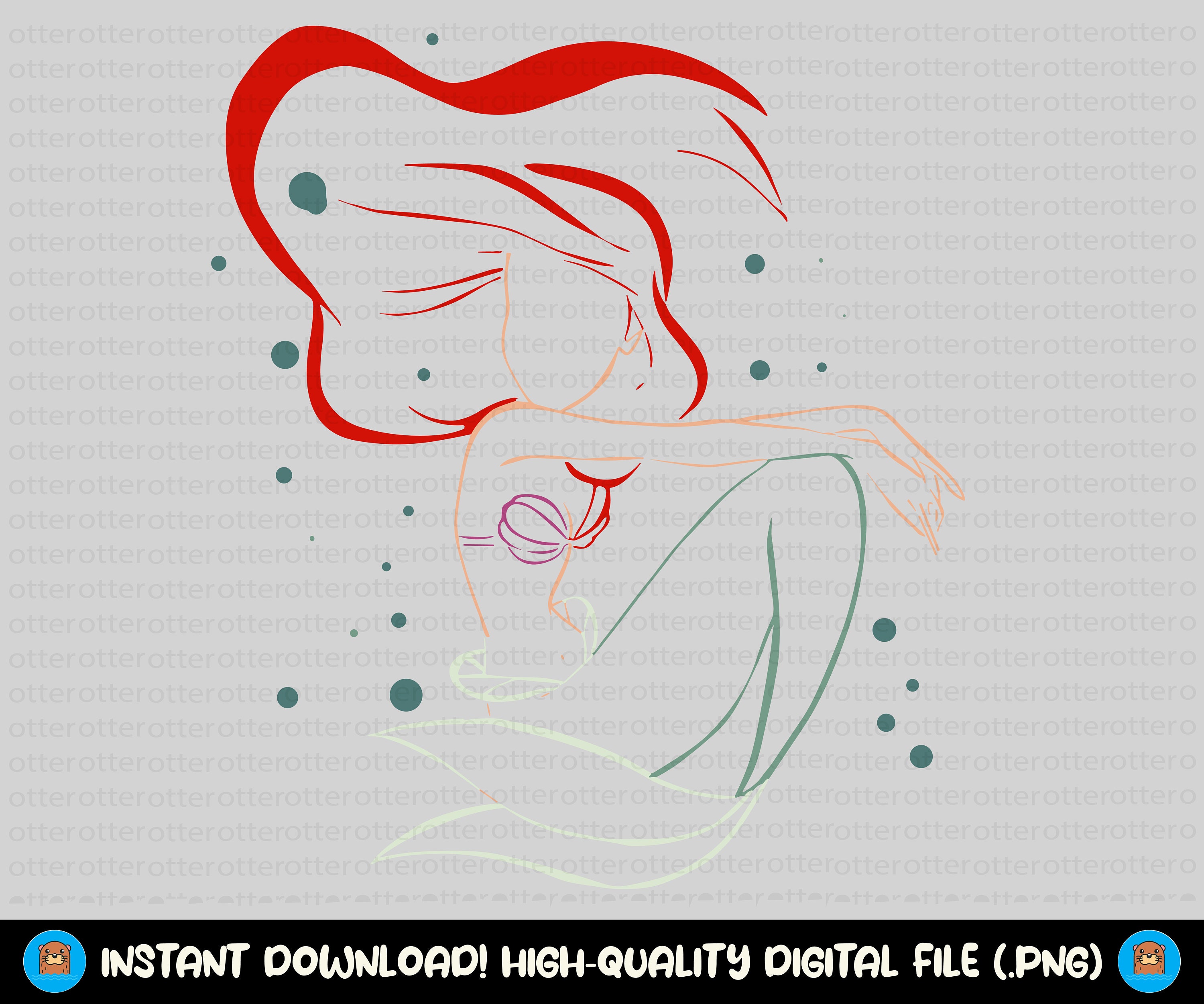 Ariel Svg, Ariel Png, the Little Mermaid Svg, Mermaid Svg, Fairytail ...