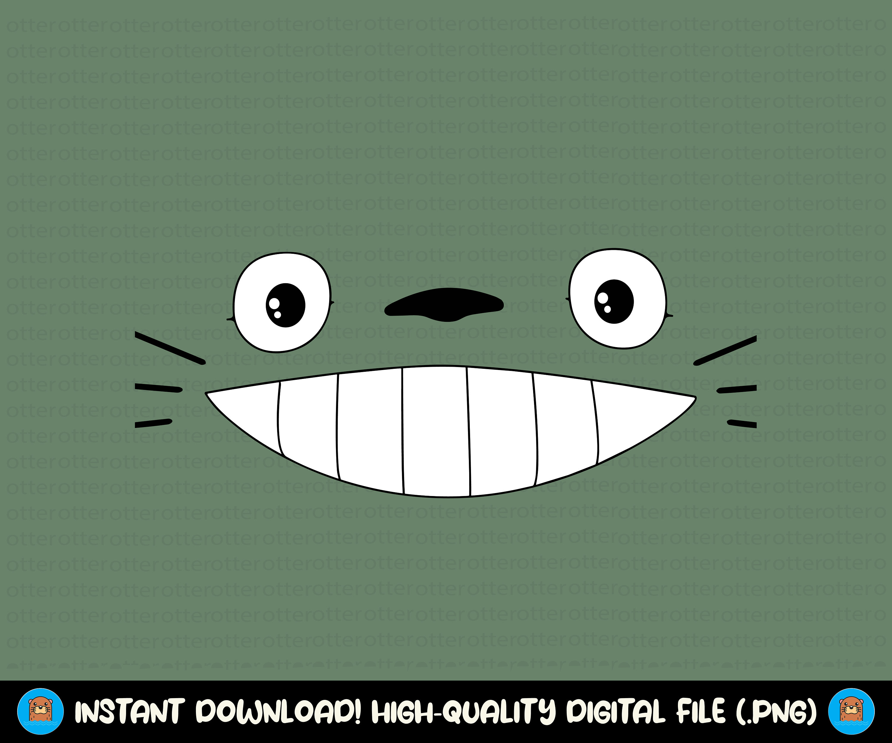 Totoro Face Png, Ghibli Totoro Costume Svg, Ghibli Totoro Svg, Ghibli ...