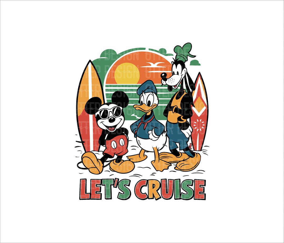 Mickey and Friends Summer Vibes Png, Summer Vibes Png, Summer Shirt Png ...