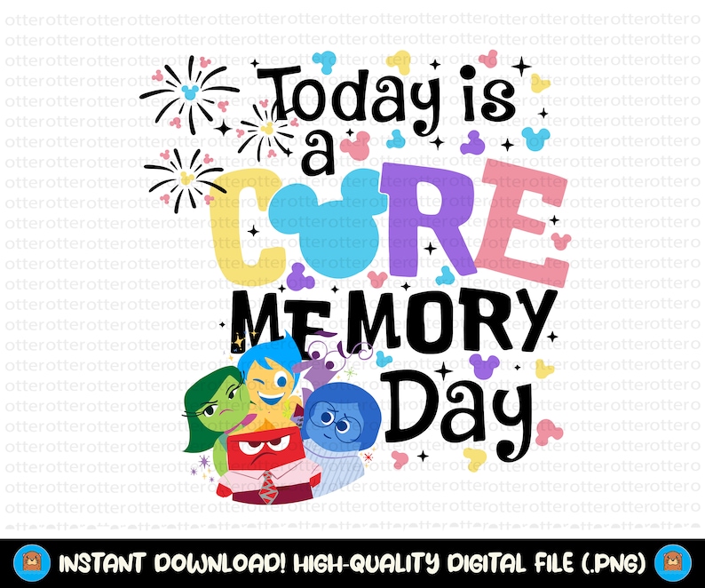 Today is a Core Memory Day Svg Png, Inside Out Svg Png, All the Feels ...