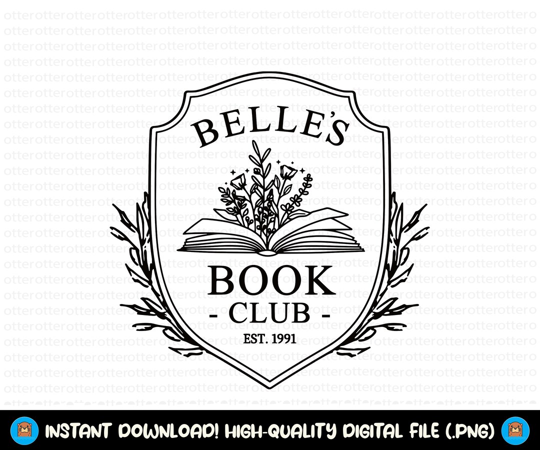 Belle Png, Belle Svg, Book Club Png, Book Club Svg, Princess Book Club ...