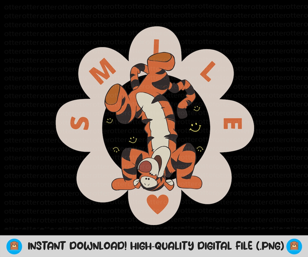 Retro Tiger Png, Winnie Tiger Png, Retro Winnie the Pooh Png, Winnie ...