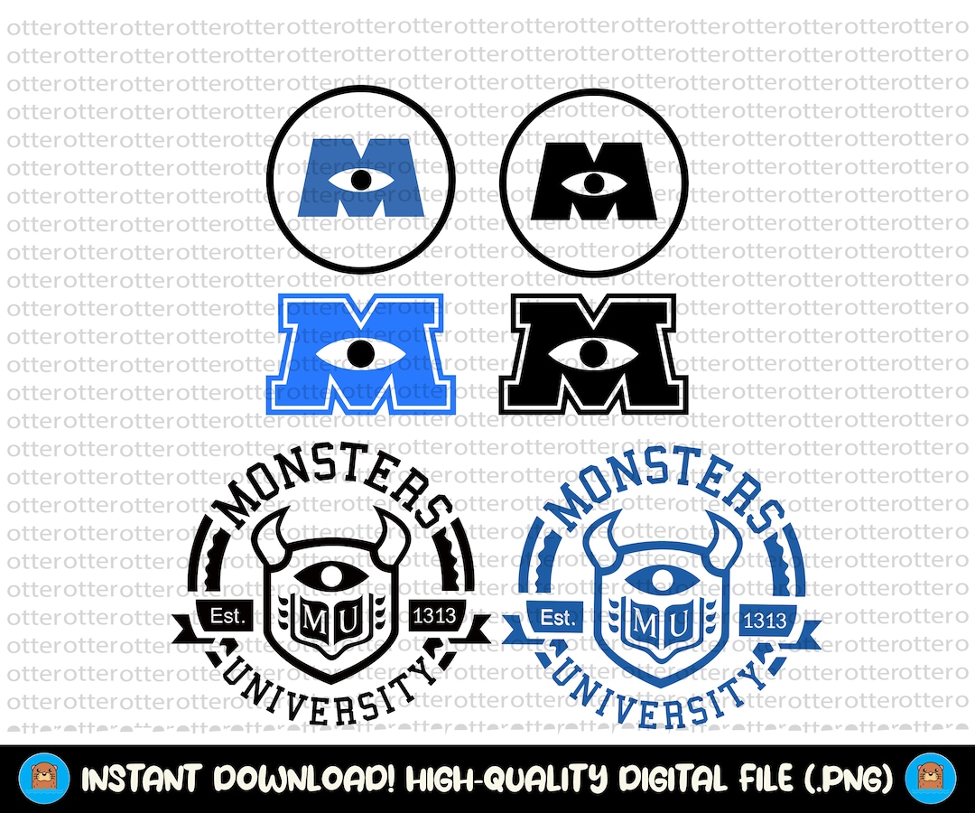 Bundle Monsters University Svg, Monsters University Png, Monsters ...