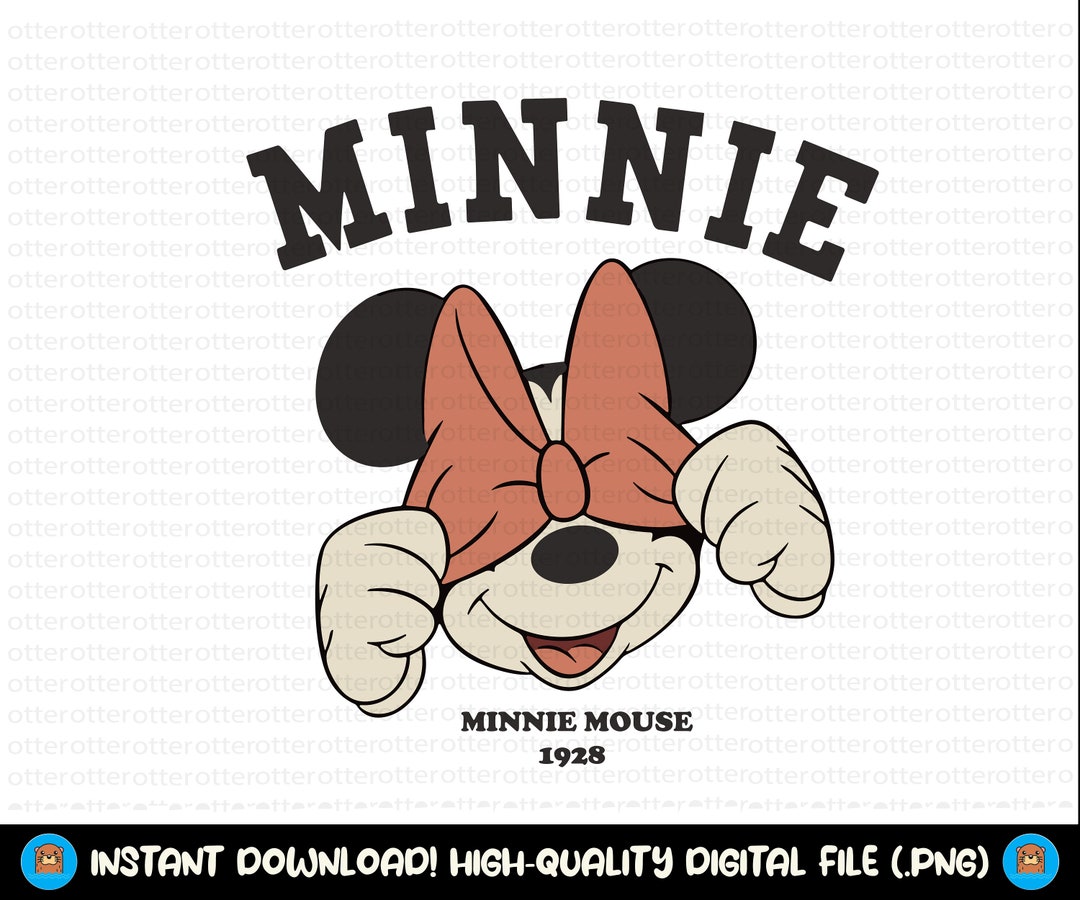 Minnie Pastel Color Png Svg, Minnie Head Svg, Minnie Birthday, Mouse ...