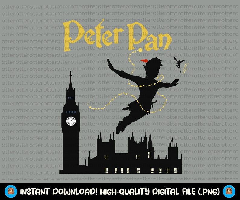 Peter Pan Svg, Peter Pan Png, Peter Pan Sublimation Svg, Peter Pan ...