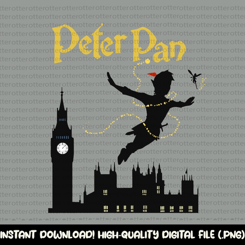 Peter Pan Svg - Etsy