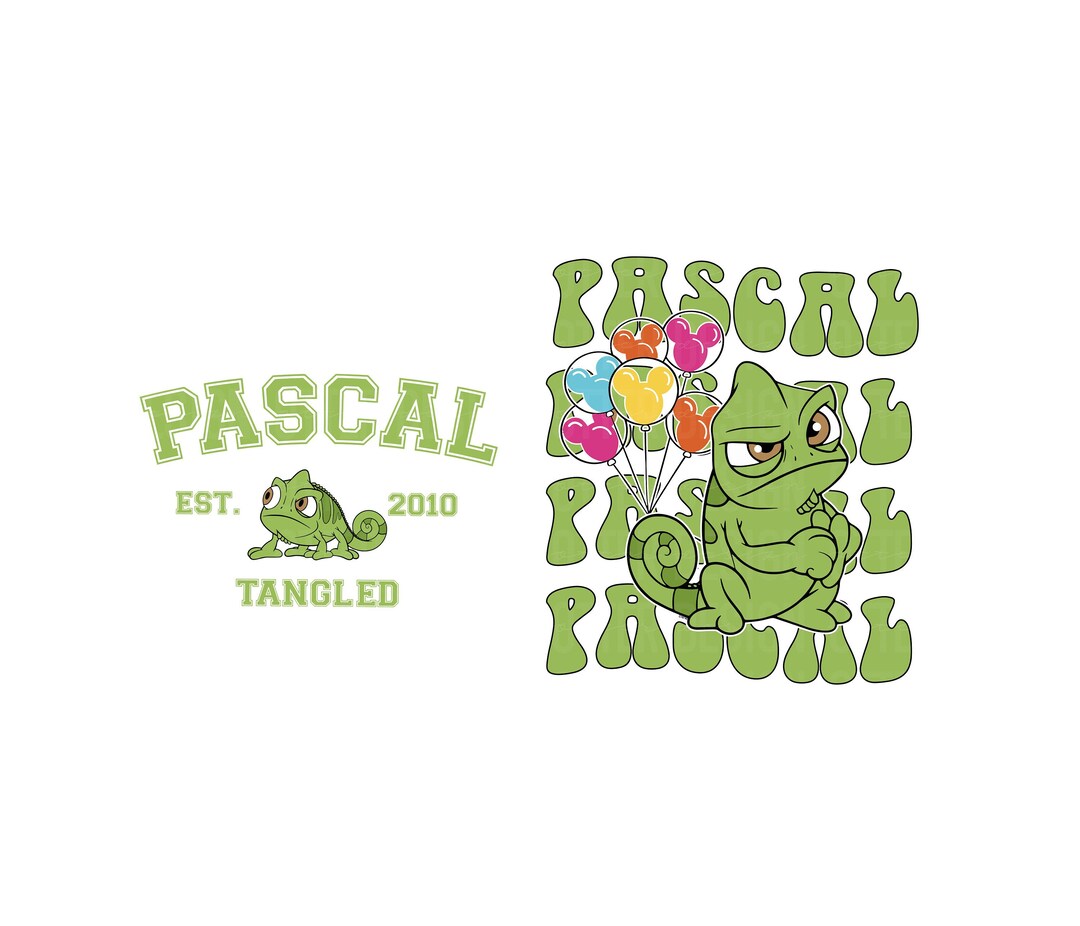 Retro Rapunzel Pascal Png, Retro Princess Png, Retro Pascal Png, Floral ...