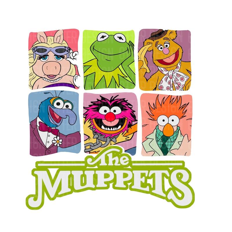 Muppet Characters Svg - Etsy