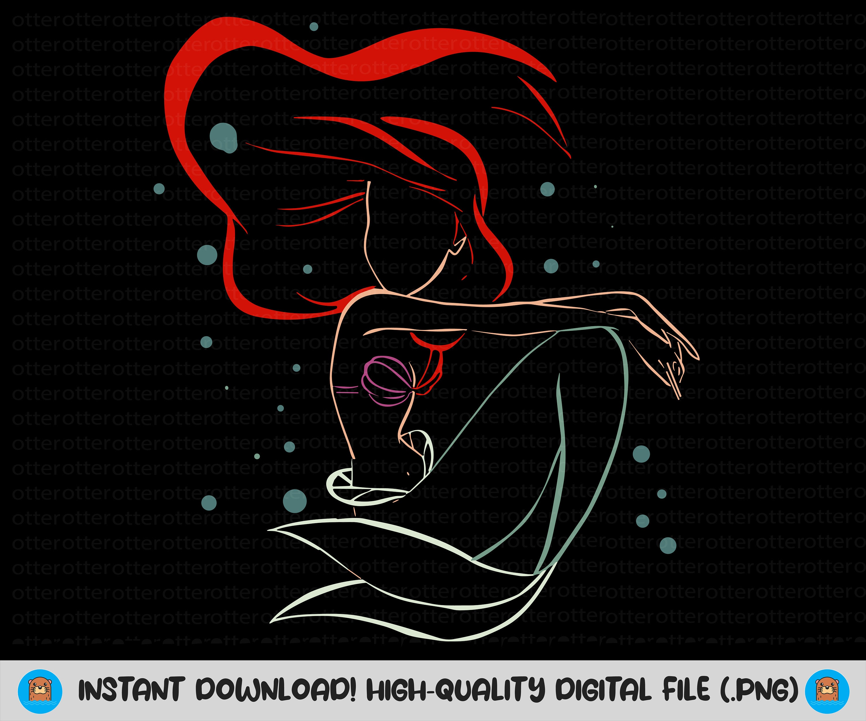 Ariel Svg, Ariel Png, the Little Mermaid Svg, Mermaid Svg, Fairytail ...