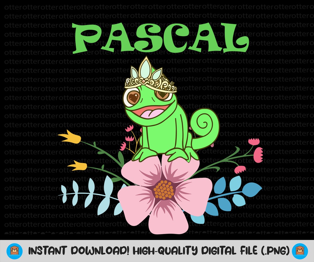 Retro Rapunzel Pascal Png, Retro Princess Png, Retro Pascal Png, Floral ...