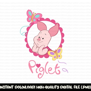 Piglet Png, Piglet Svg, Piglet Cricut Svg, Winnie the Pooh Png, Winnie ...
