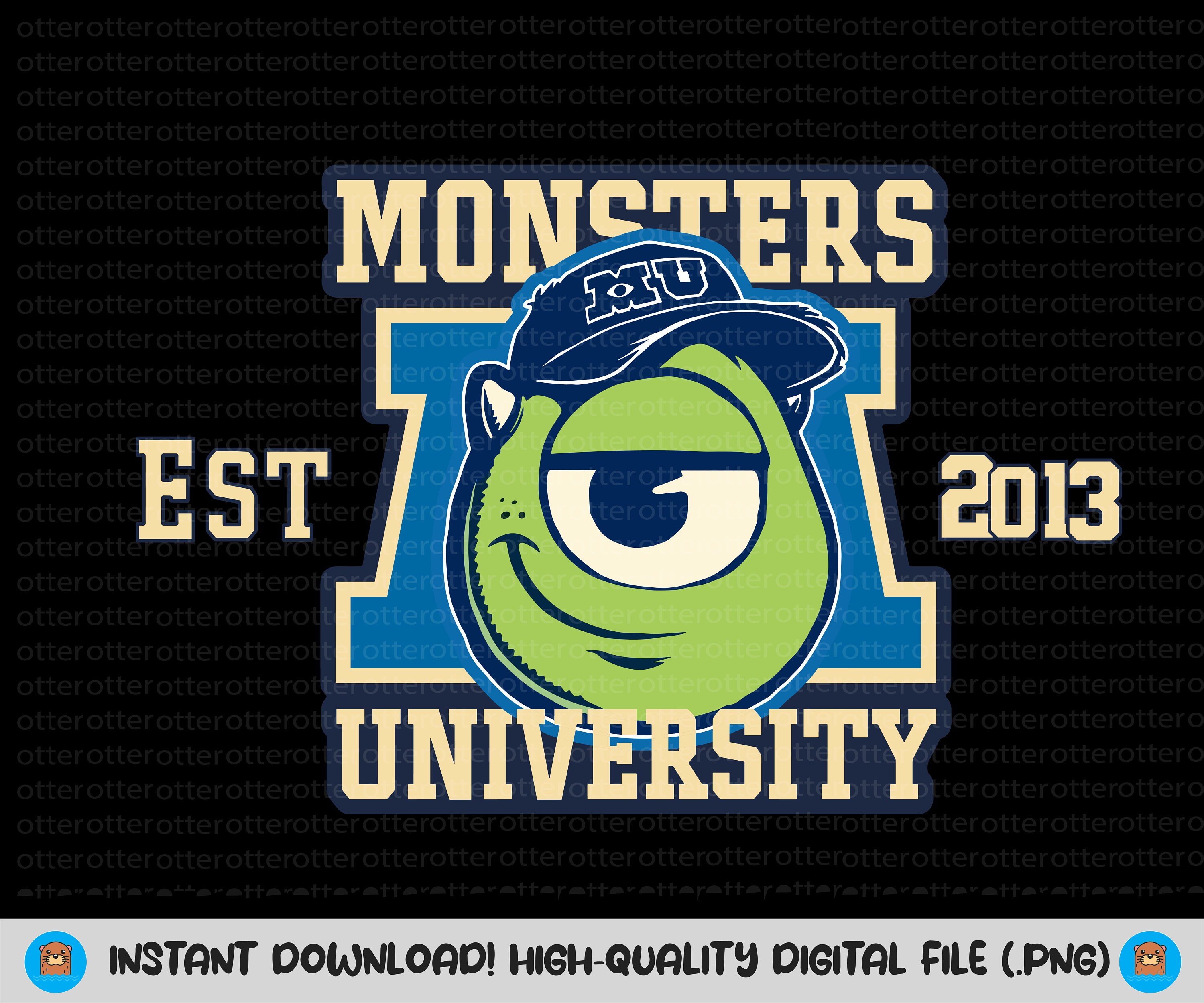 Monsters University Svg Monsters University Png Monsters - Etsy