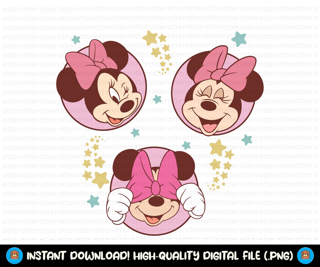 Minnie Pastel Color Png, Minnie Head Png, Minnie Birthday, Mouse Png ...
