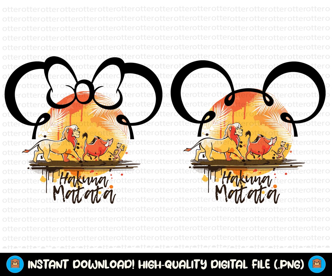 Hakuna Matata Svg Bundle, Hakuna Matata Svg, Family Trip Svg, Hakuna ...