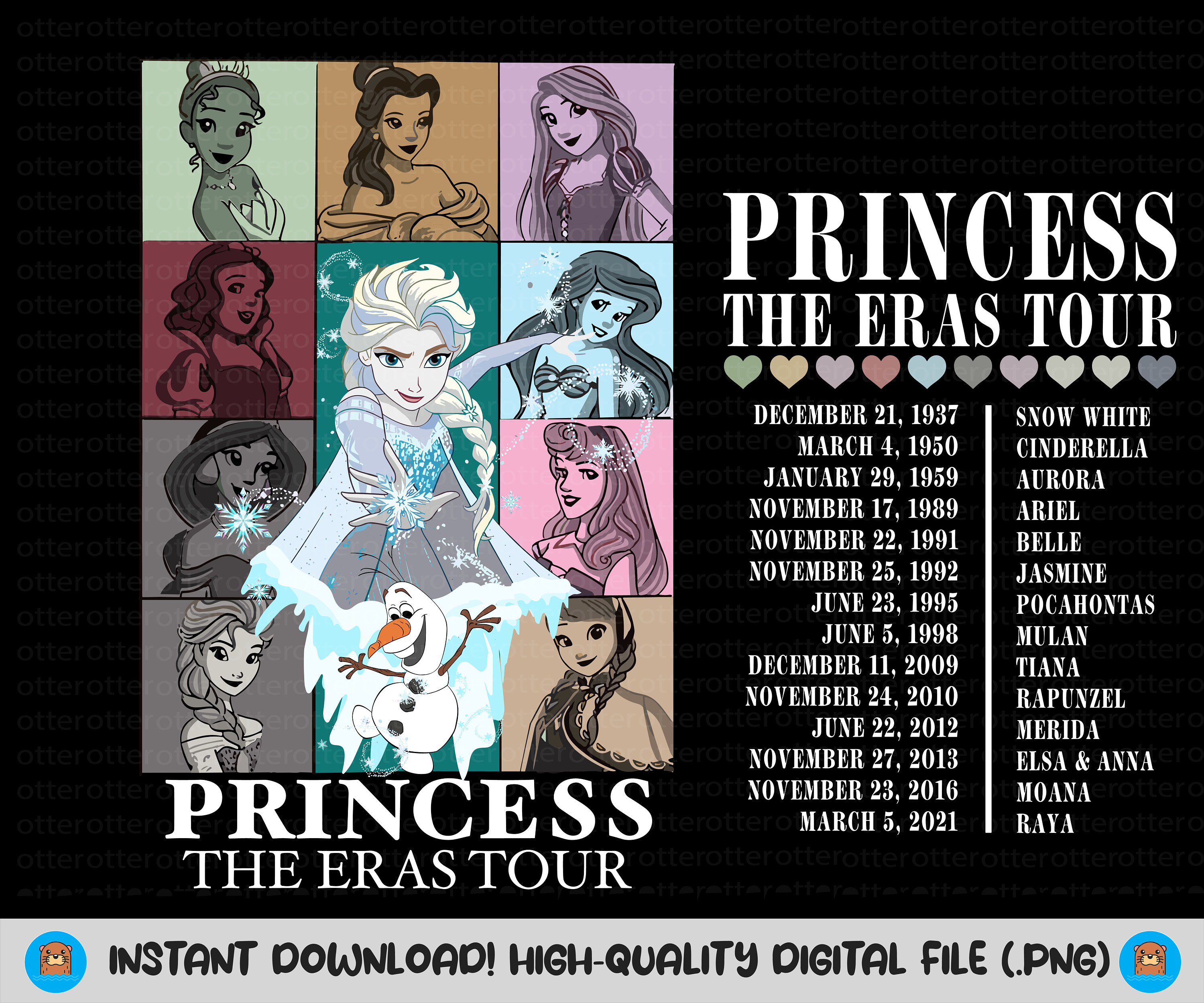 Princess Svg, the Eras Tour Princess PNG, Princess Comfort Color Png ...