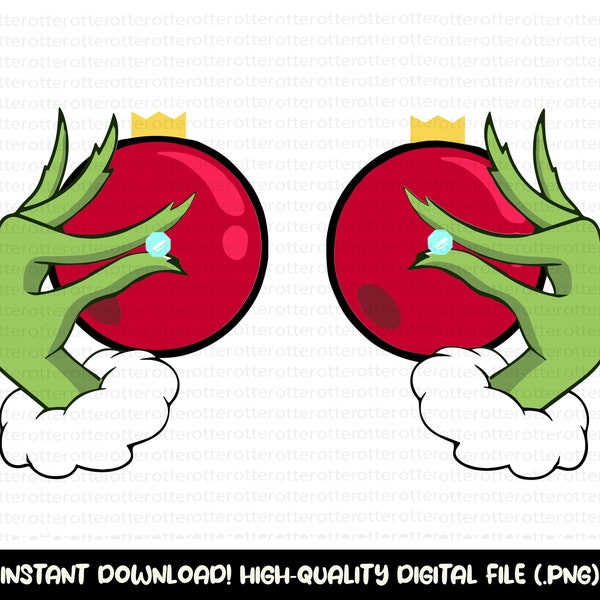 Grinch Hand Svg - Etsy