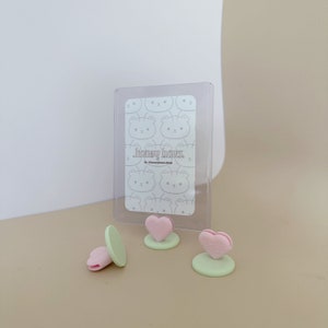 Heart Charm Polaroid / Toploader Holder - Etsy