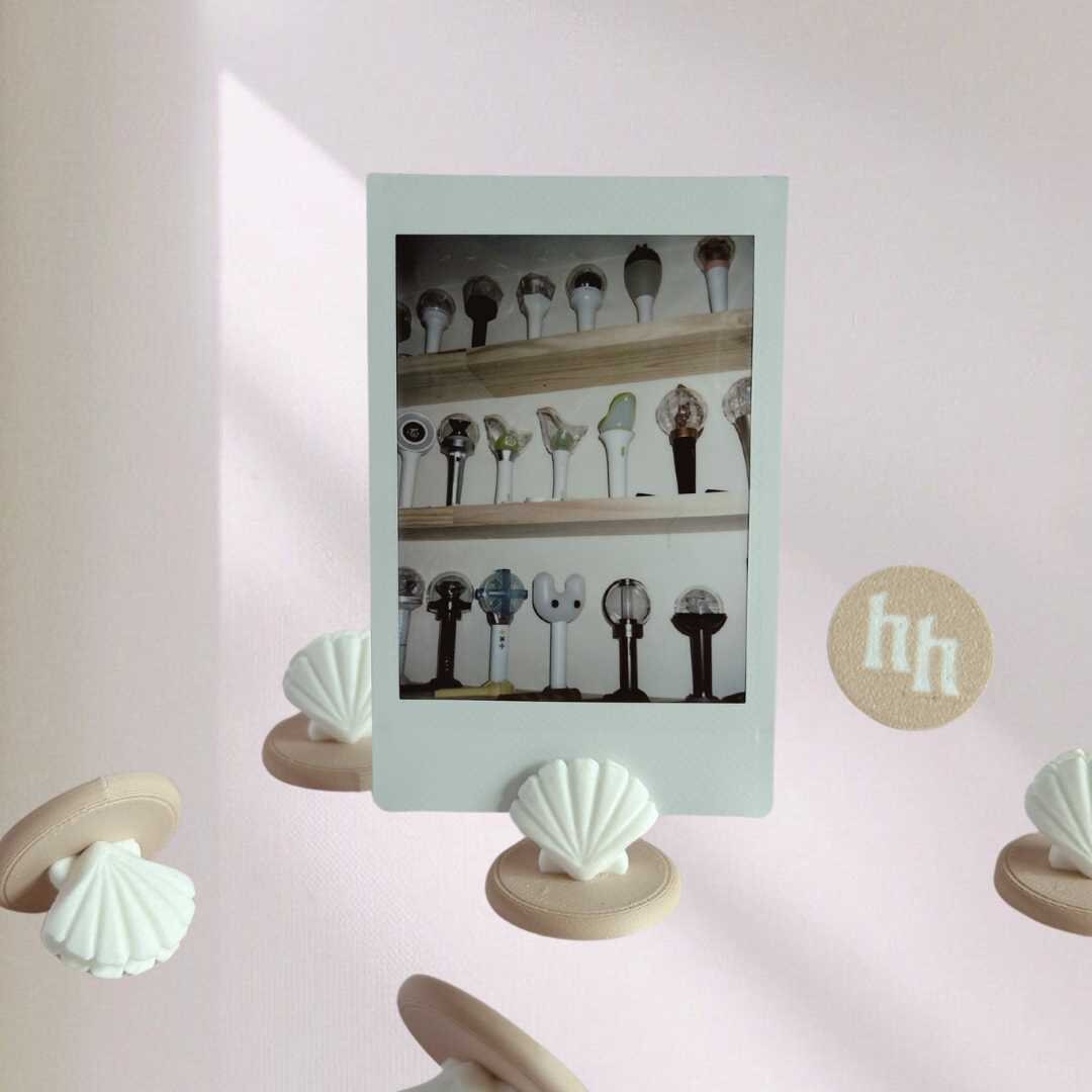 Sea Shell Charm Polaroid / Toploader Holder - Etsy