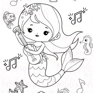 Under the Sea PRINTABLE Coloring Book, Digital Download, Coloring Pages ...