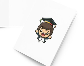 Graduation Card Congrats Graduate Stick-e-figure - Etsy