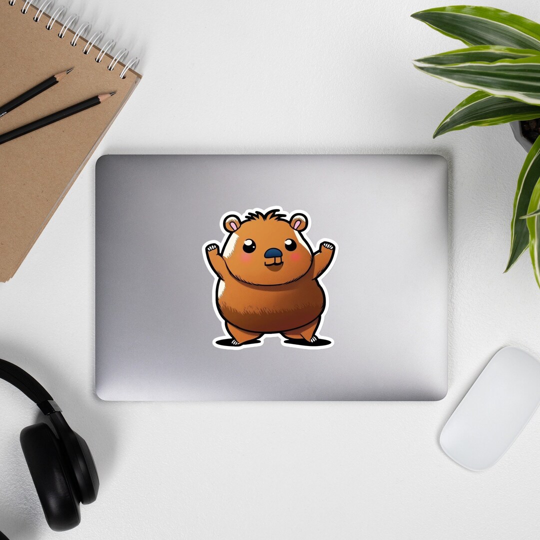 Capybara Stick-e-figure | Sticker, Available in 3 Sizes - Etsy