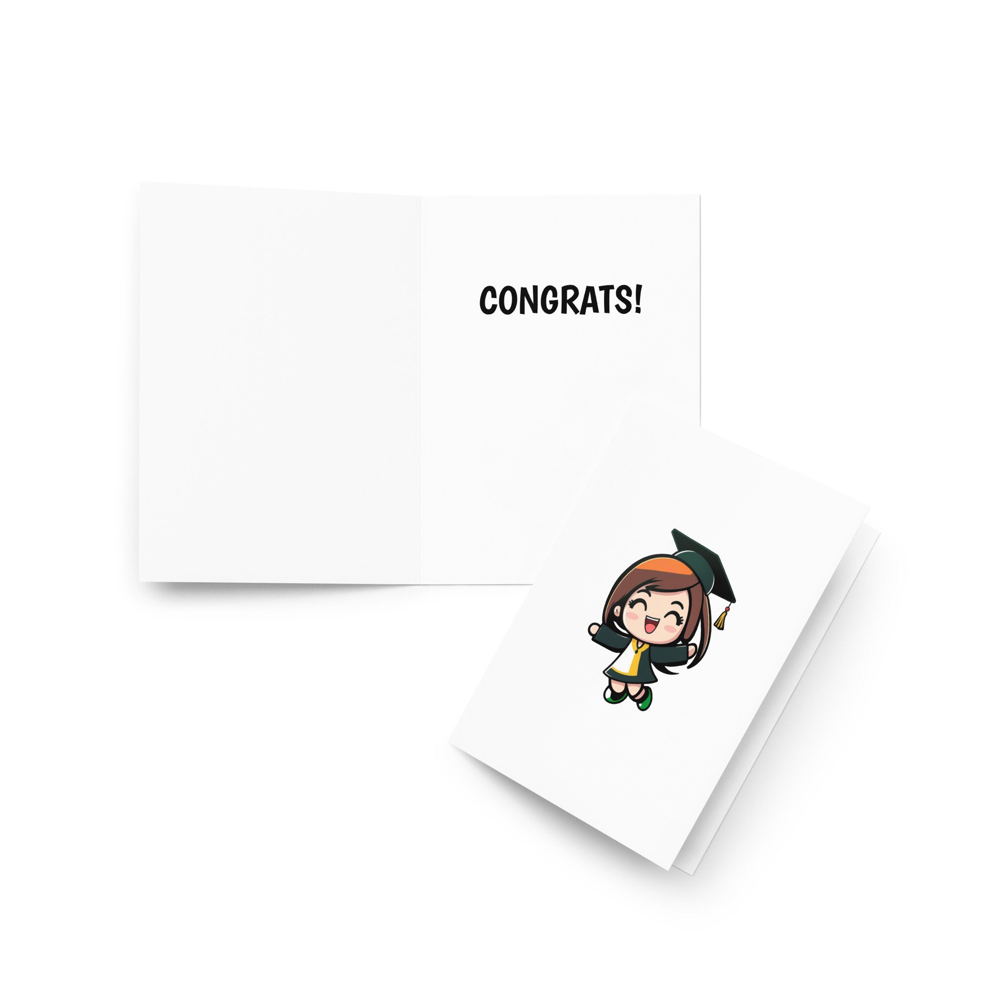 Graduation Card Congrats Graduate Stick-e-figure, Available in 3 Sizes ...