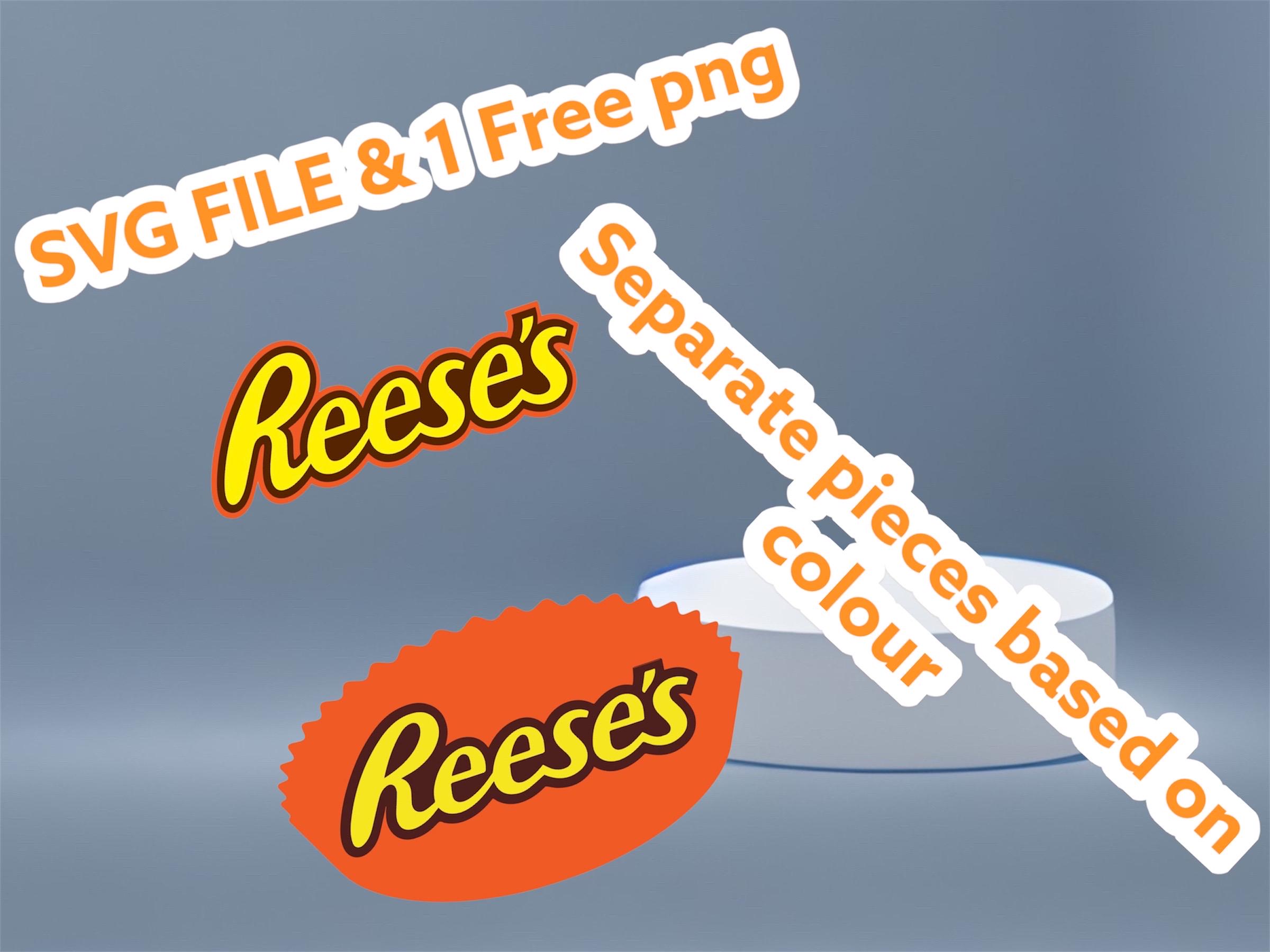 Reese's SVG File – Layered Candy Design for Cricut (free PNG File ...