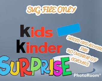 Kids Surprise SVG Digital File for Cricut - Etsy