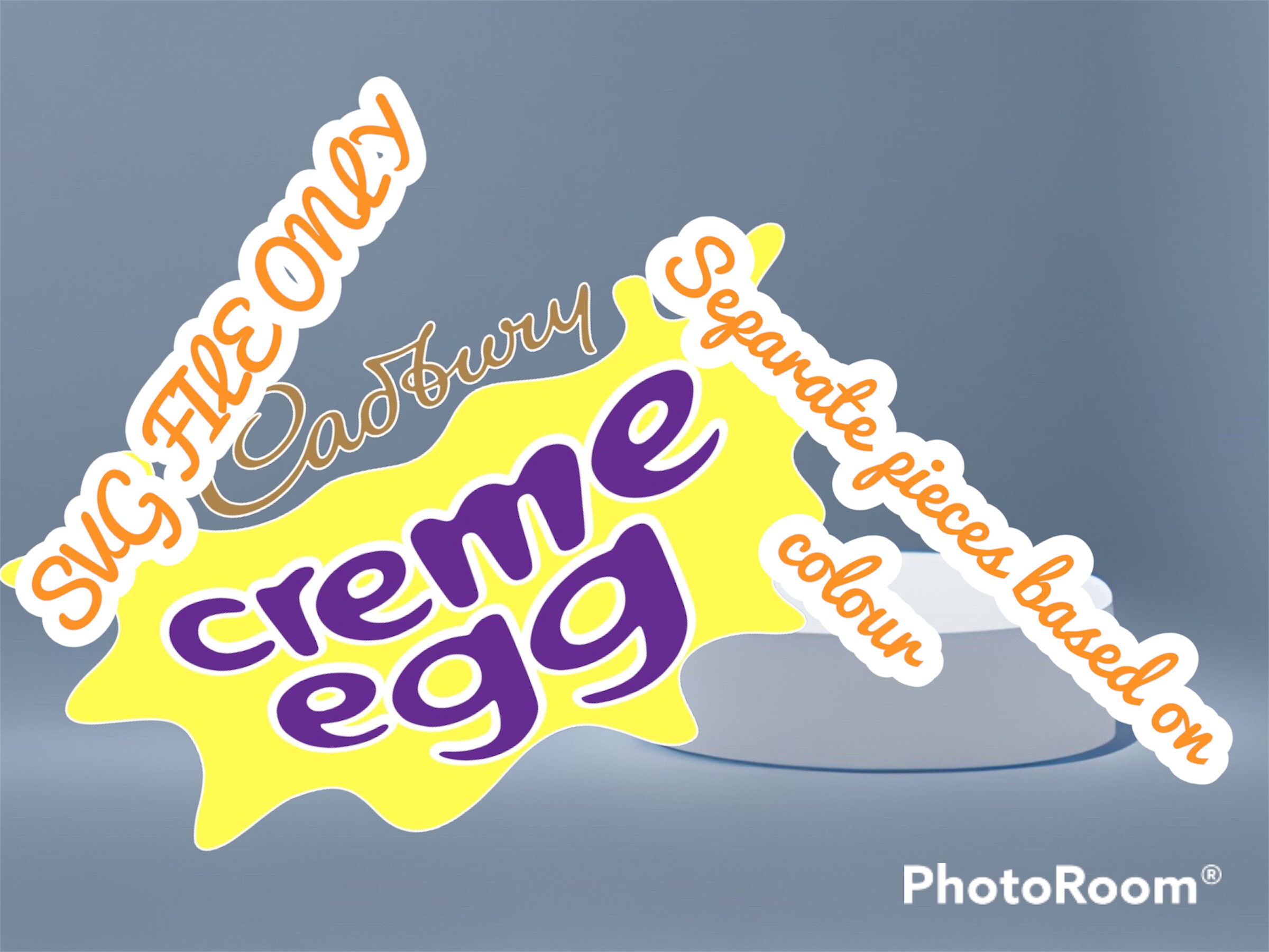 Cadbury Crème Egg Digital File for Cricut Split and Layered Image - Etsy UK