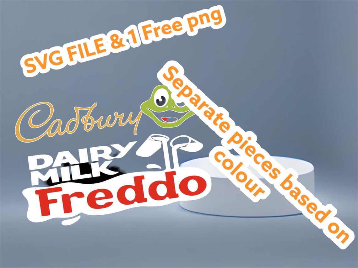 Cadbury Freddo Frog PNG & SVG – Split Layered Design, Cricut Ready ...