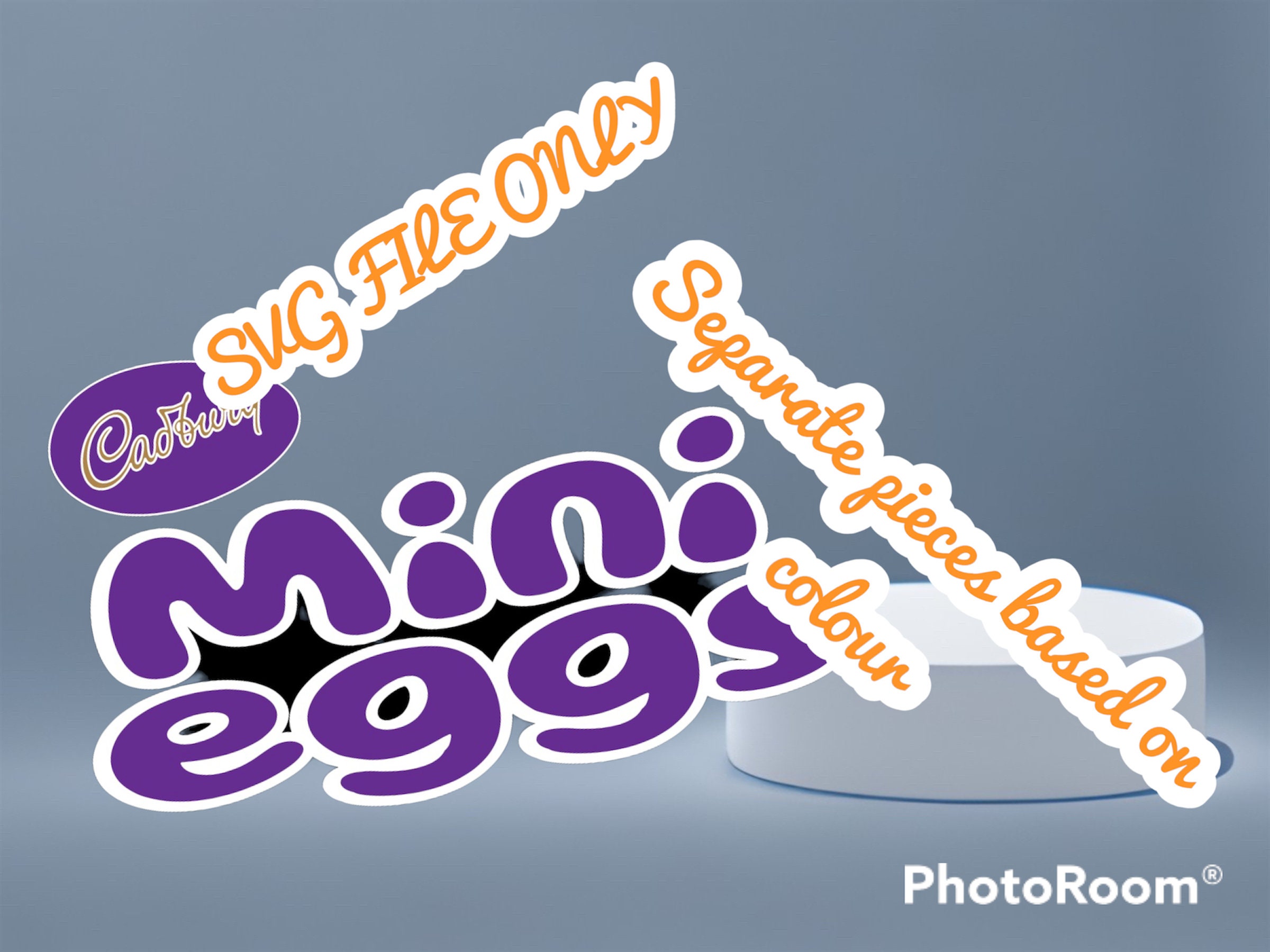 Cadbury Mini Egg Svg Digital File for Cricut Split and Layered Image ...