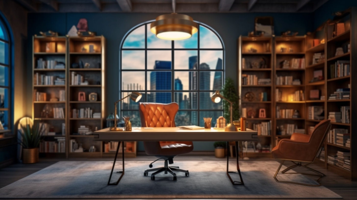 Modern Office Zoom and Teams Backgrounds - Etsy