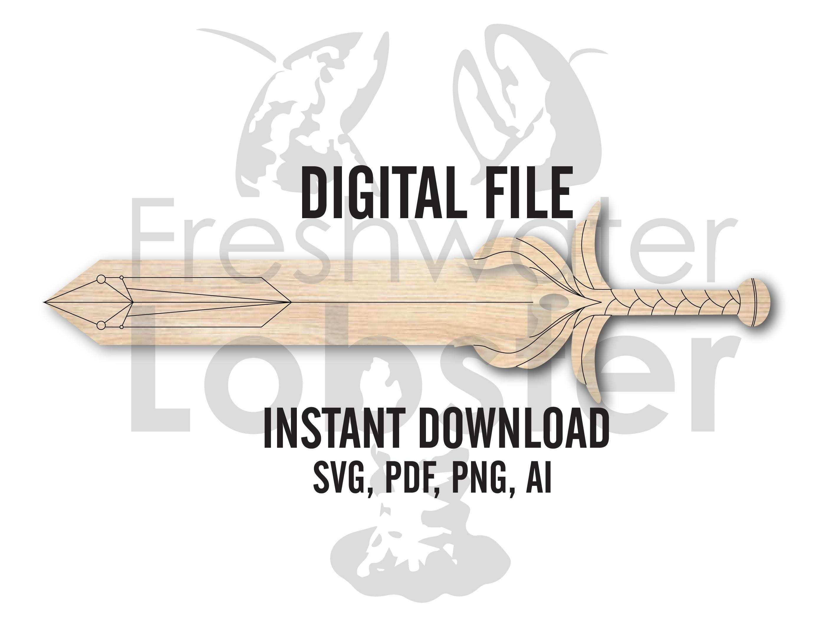 She-ra Sword Laser Cut File | Digital Image Download | .ai .svg .png ...