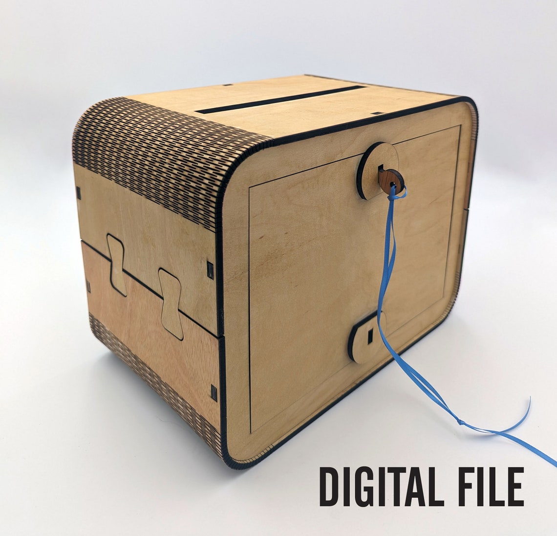 Thank You Card Box | Digital Download | Ai Svg Pdf | Wedding Card Box ...