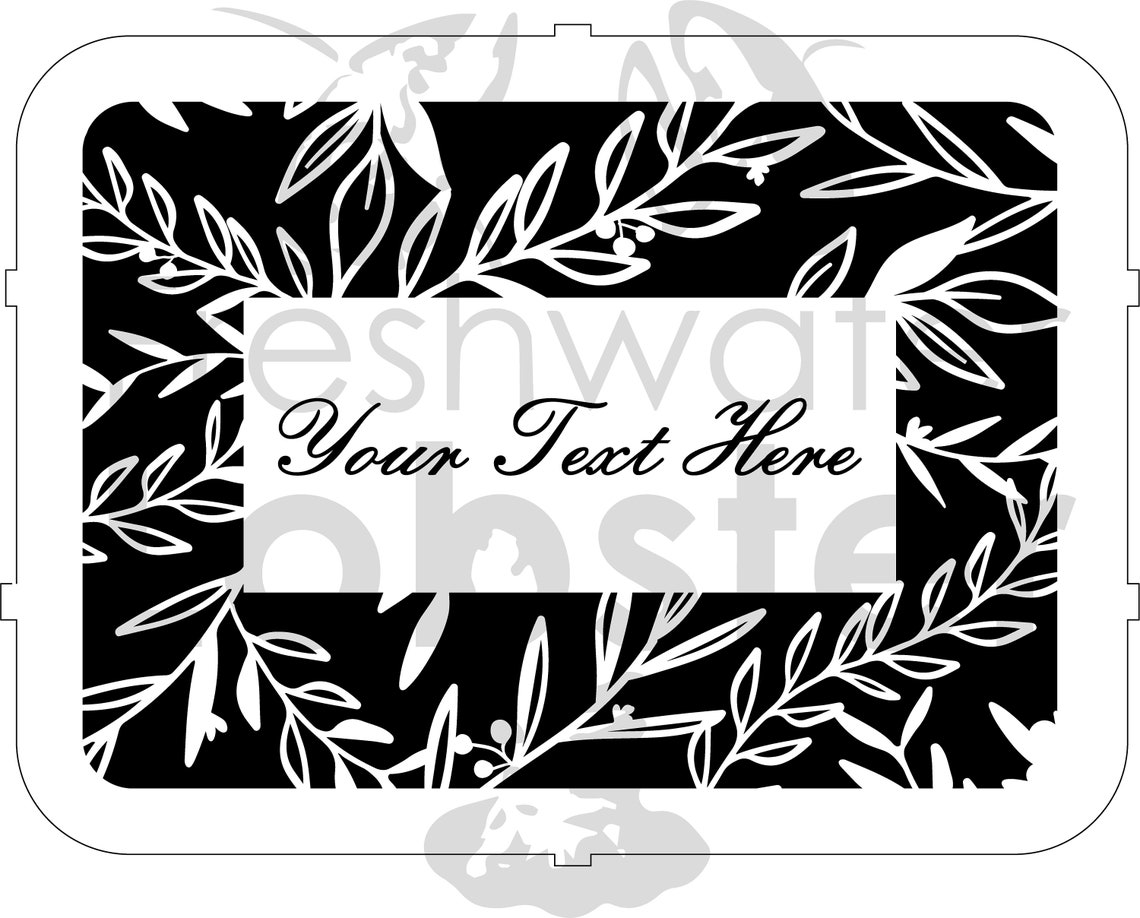Thank You Card Box | Digital Download | Ai Svg Pdf | Wedding Card Box ...