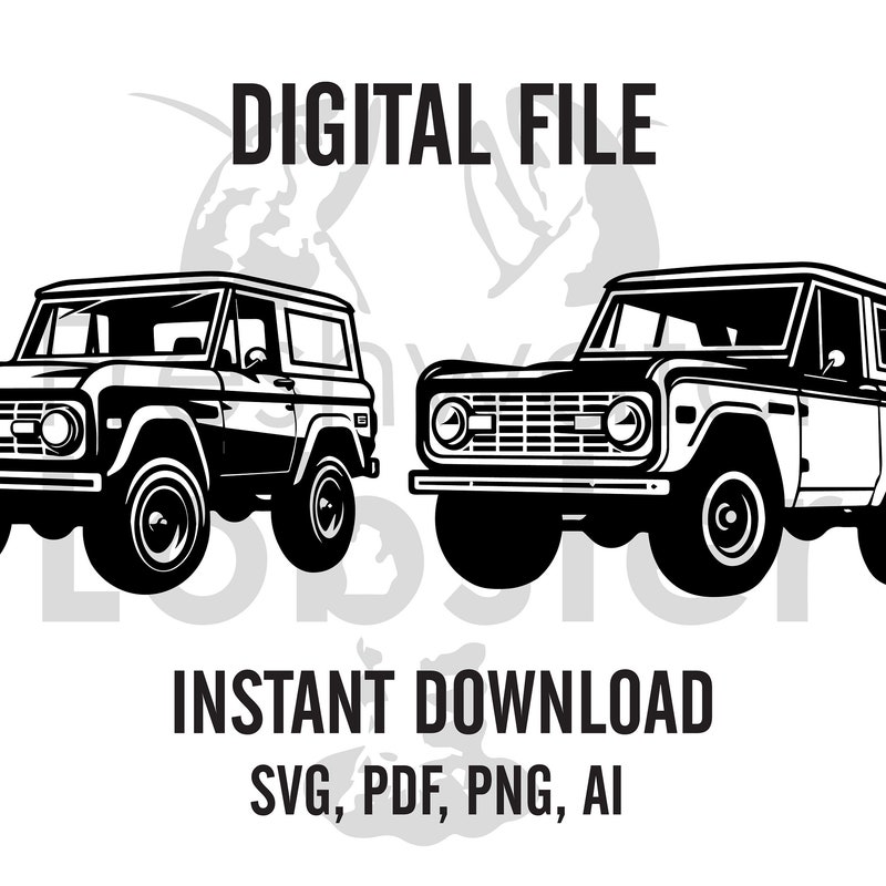 Ford Bronco Svg - Etsy