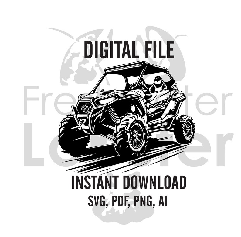 RZR 1000 Vector Image | Svg, Ai, Pdf, Png | Side by Side, Sxs, SSV ...