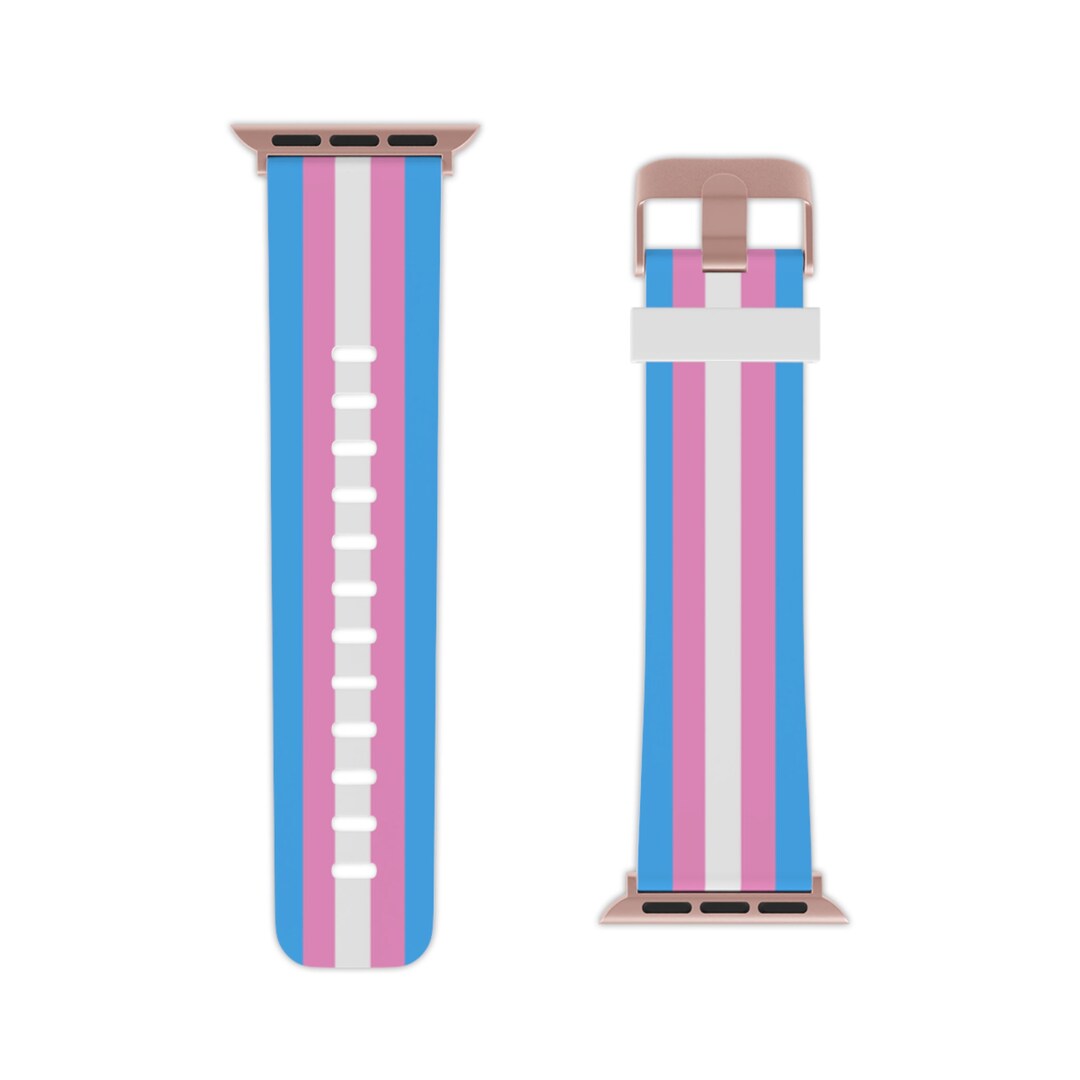 Transgender Flag Watch Band for Apple Watch - Etsy