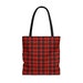 Tote Bag Red Plaid - Etsy