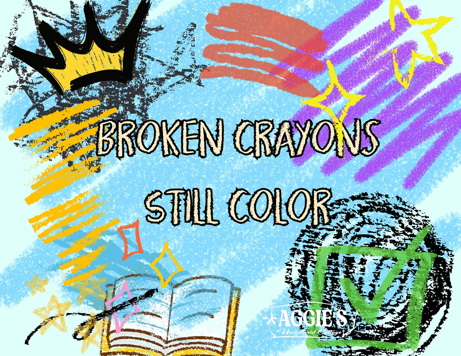 Broken Crayons Still Color PNG - Etsy