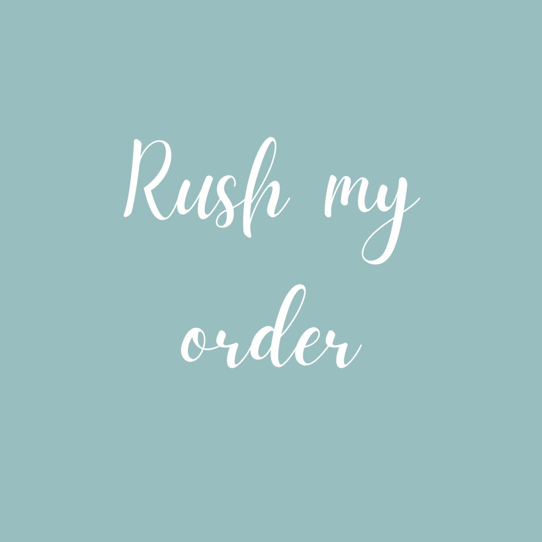 Rush Order Fee Add-on - Etsy